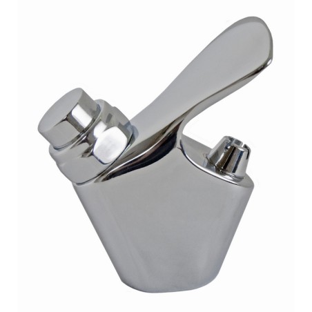 Drinking fountain with push button