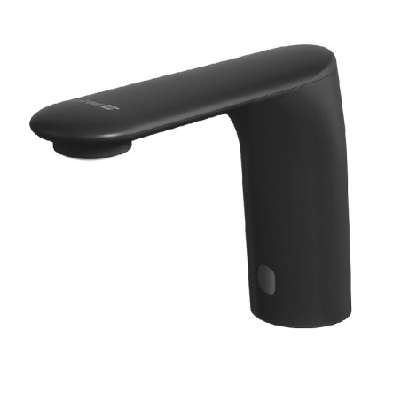 Electronic basin tap, operated by infrared sensor, powered by batteries ...