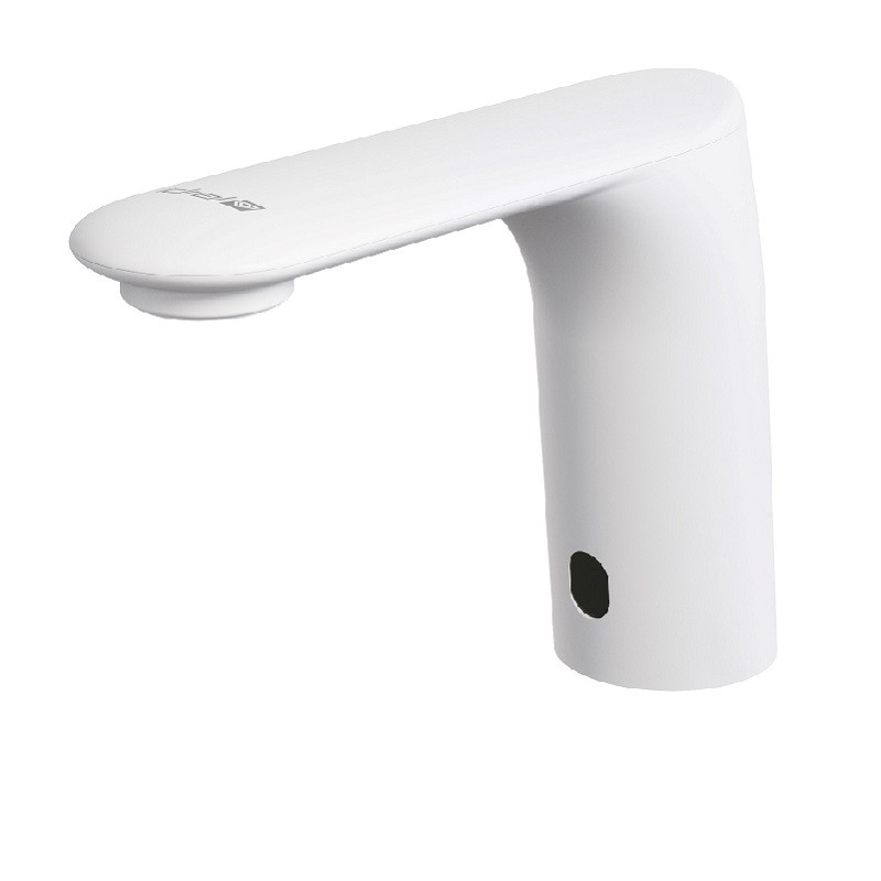 Electronic basin tap operated by infrared sensor powered by 230V mains ...